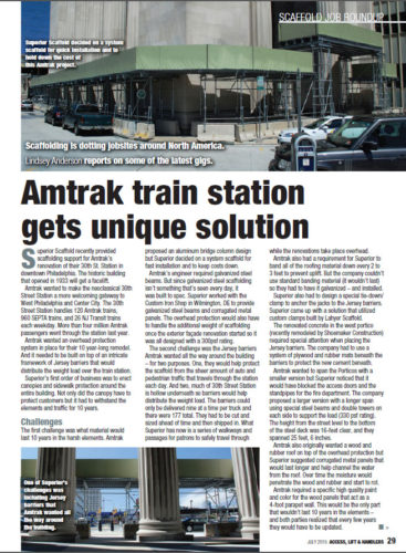 Superior Scaffold Services - Article in ALH Magazine features Superior ...