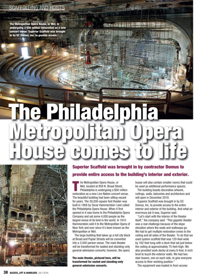 Superior Scaffold Services - Access, Lift & Handlers magazine features ...