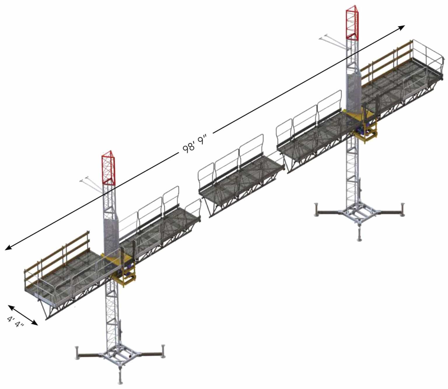 Mast climber rental, work platform, lift, elevator, 215 743-2200 ...